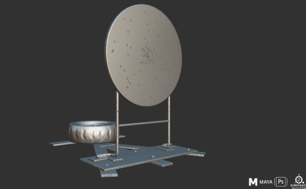 3D model Reactive Target Game props VR / AR / low-poly | CGTrader