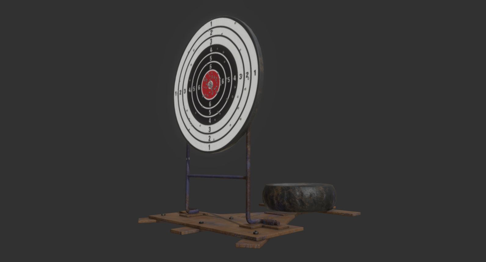 3D model Reactive Target Game props VR / AR / low-poly | CGTrader