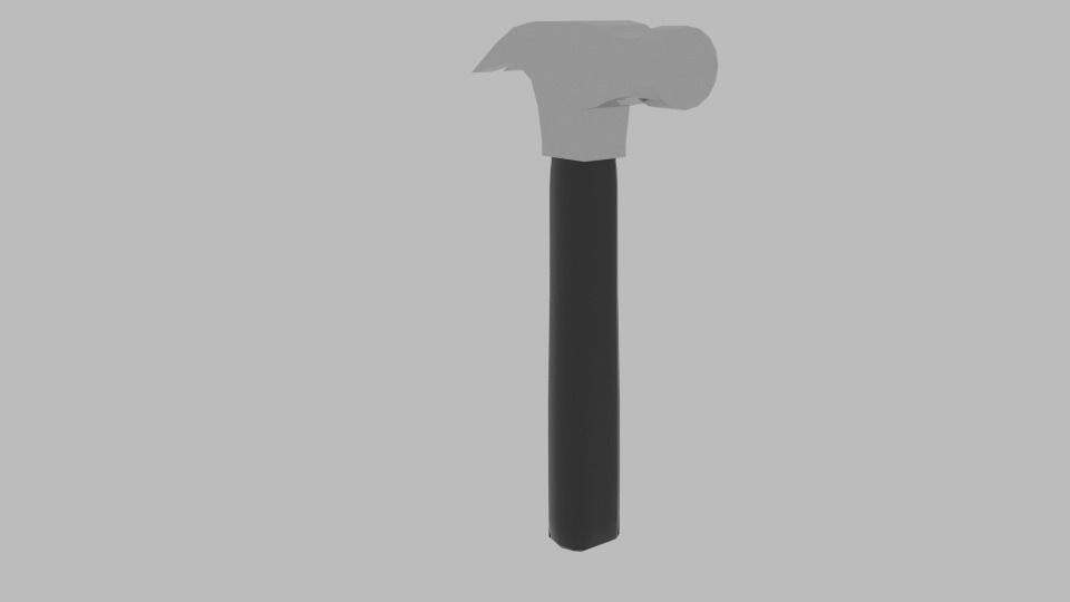 3D model Low Poly Hammer VR / AR / low-poly | CGTrader