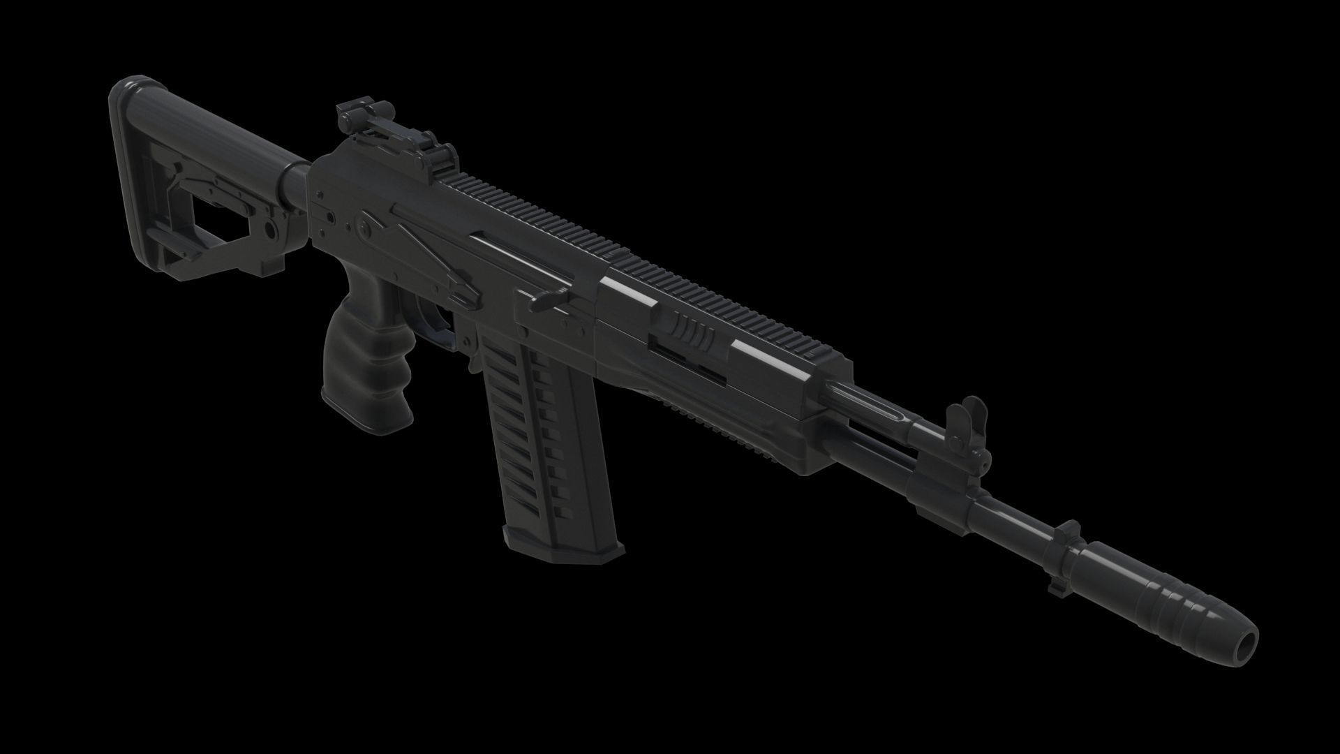 AK 308 3D model | CGTrader