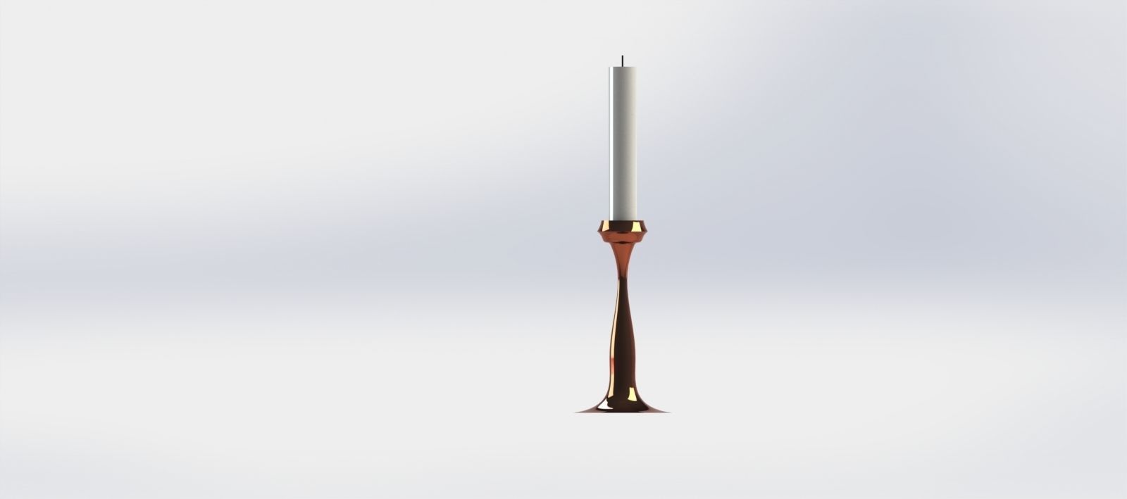 basic candlestick design free 3D model | CGTrader