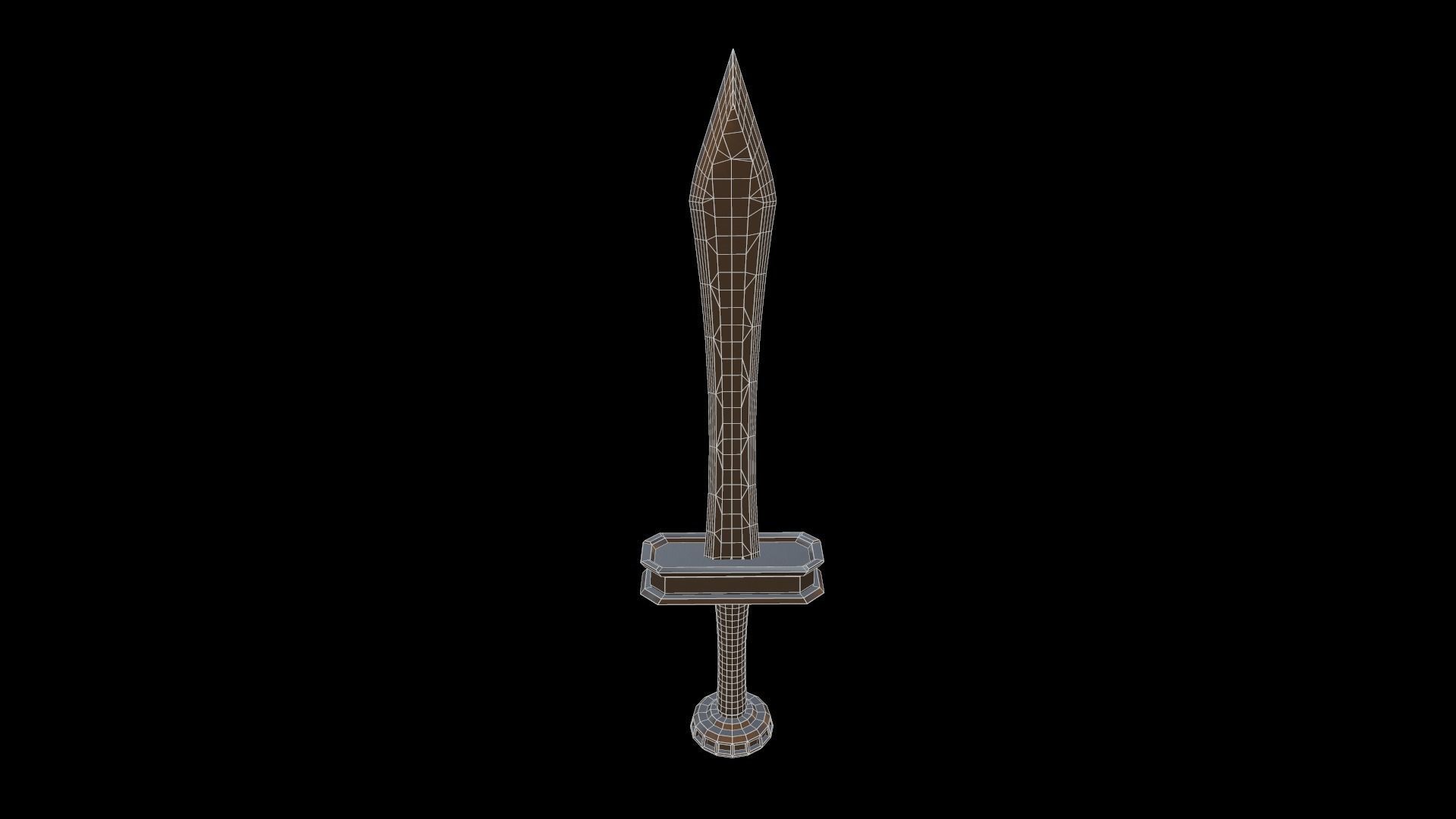 3D model 3D Low Poly Fantasy Medieval Sword Model - 3D Fantastik Kilic ...