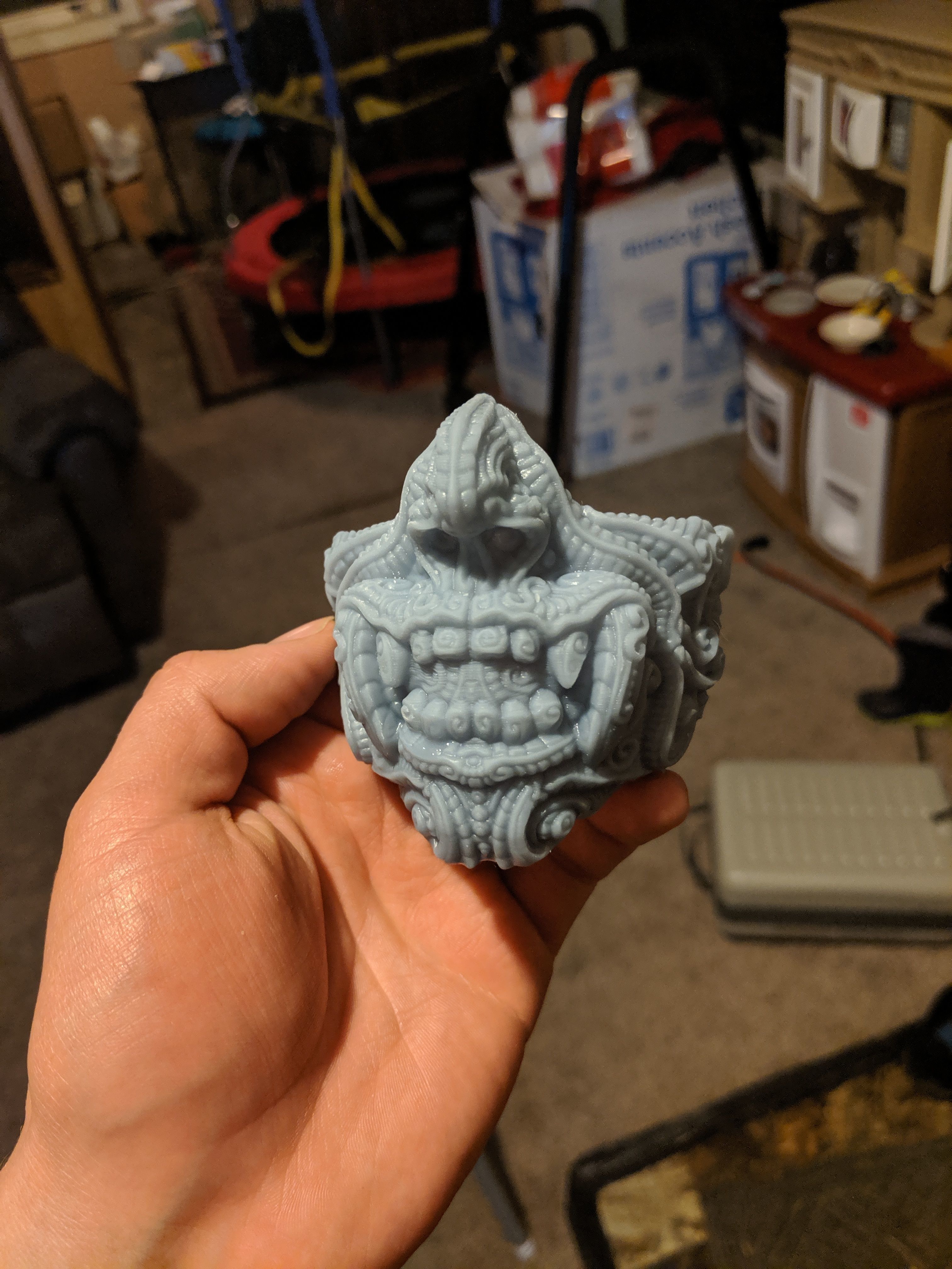 half mask 3D model 3D printable | CGTrader