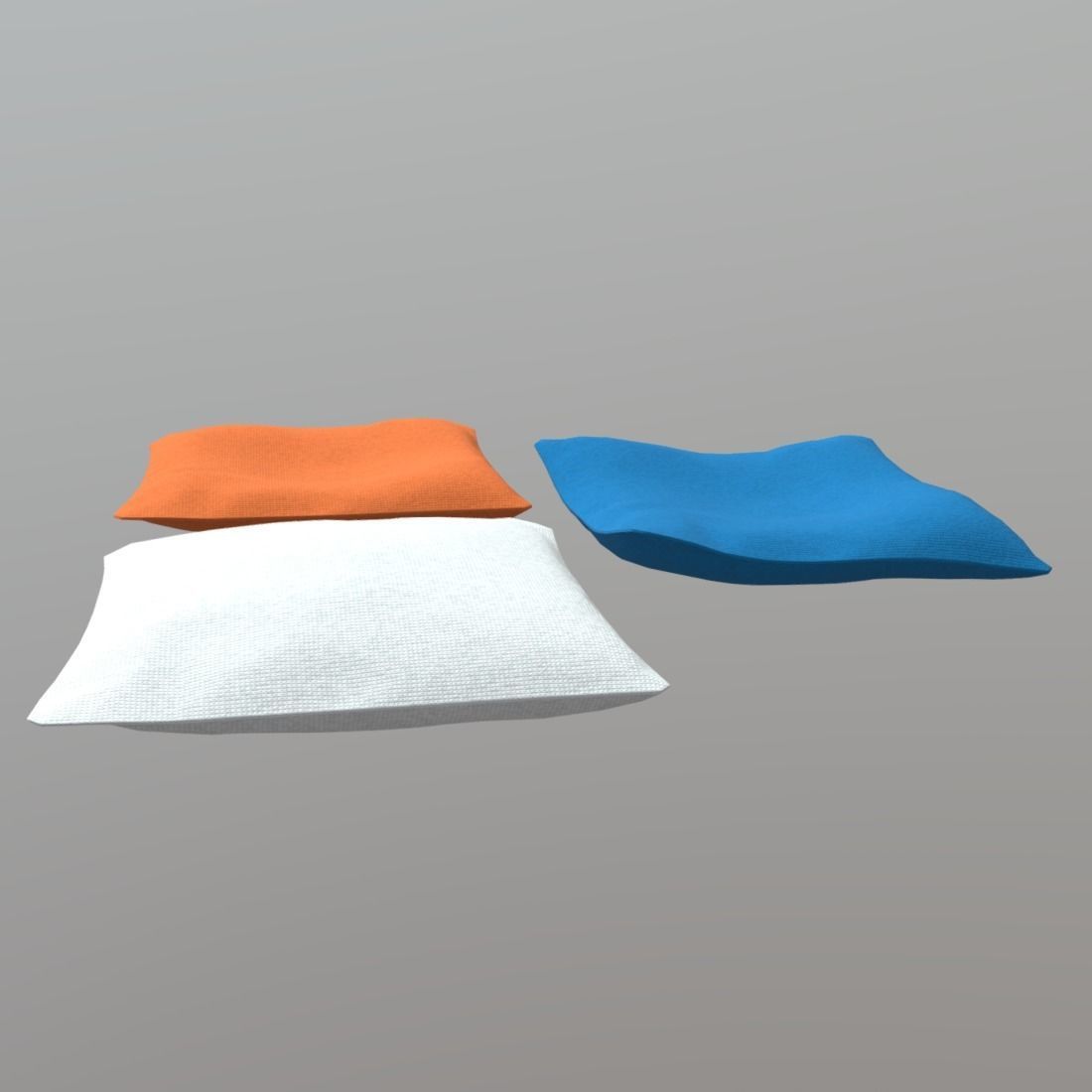 CC0 - Pillow three pillows free VR / AR / low-poly 3D model | CGTrader