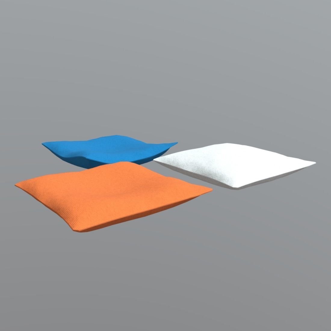CC0 - Pillow three pillows free VR / AR / low-poly 3D model | CGTrader