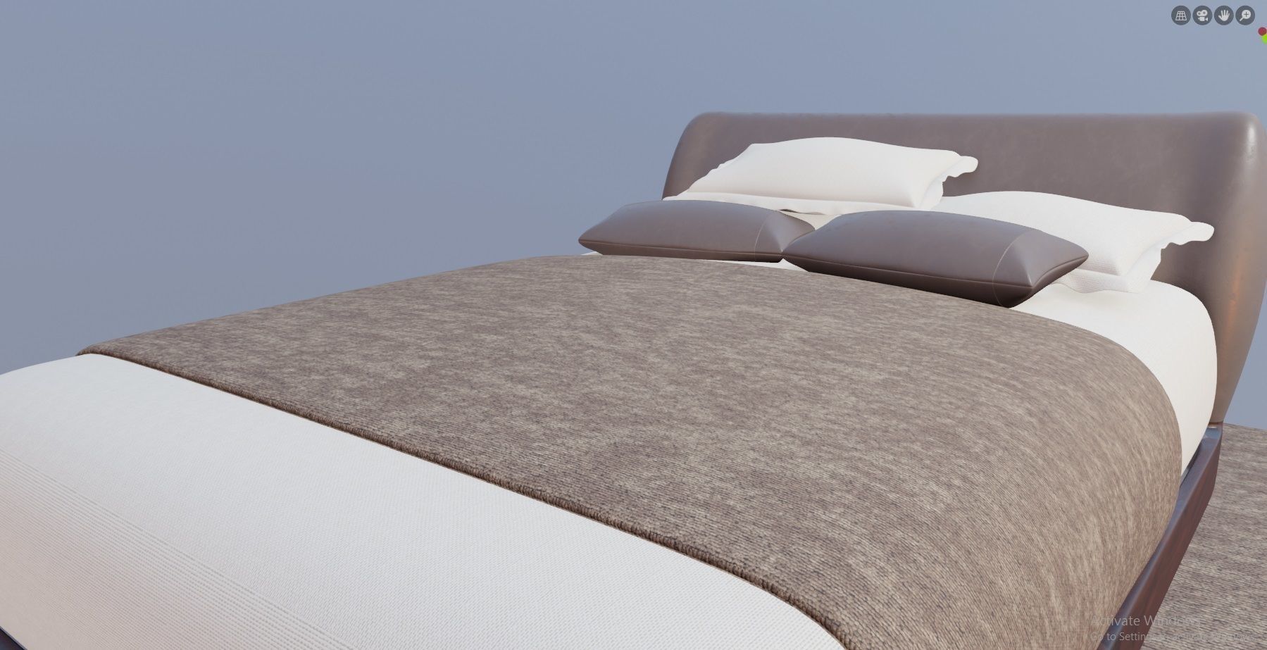 3D model well made bed VR / AR / low-poly | CGTrader