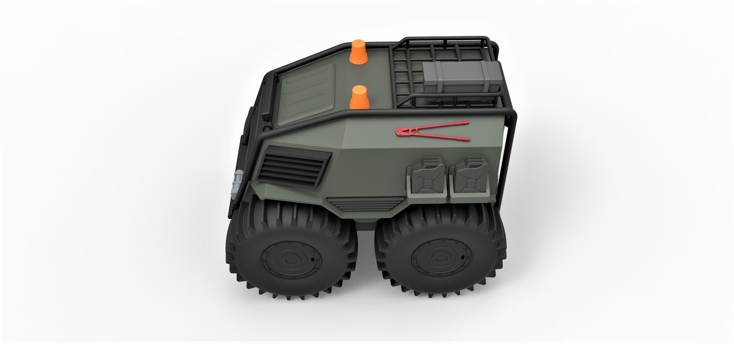 SHERP Ultimate survival machine Scale 1 to 24 3D model 3D printable ...