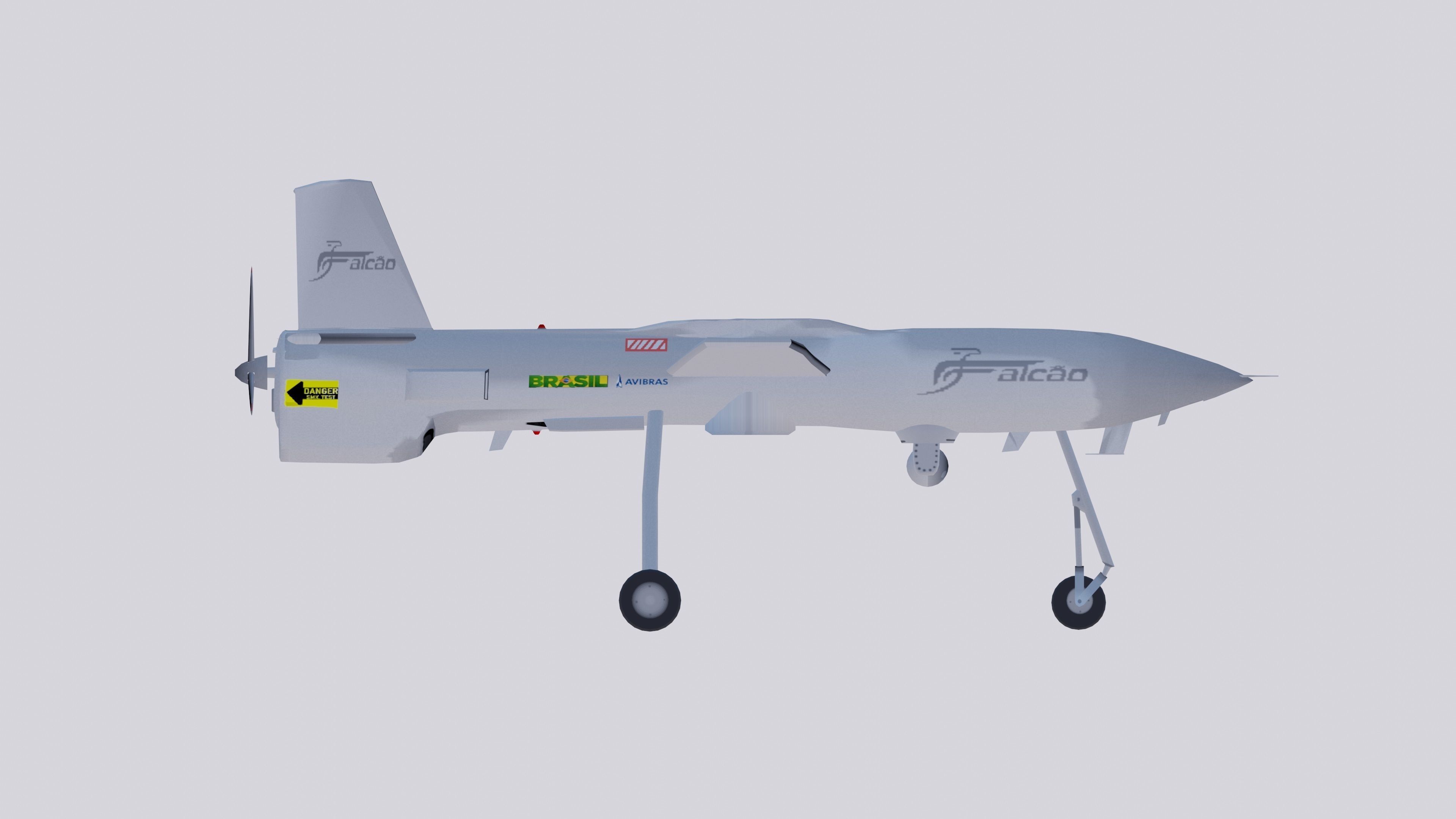 Drone Avibras Falco Harpia 3D model | CGTrader