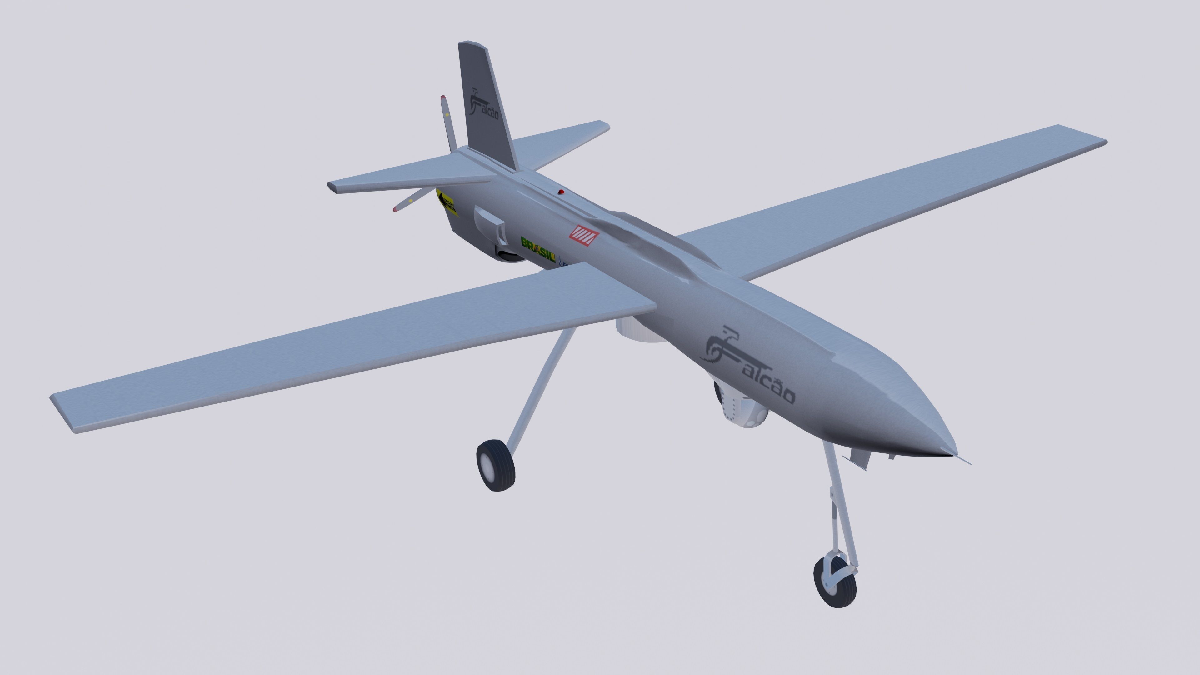 Drone Avibras Falco Harpia 3D model | CGTrader