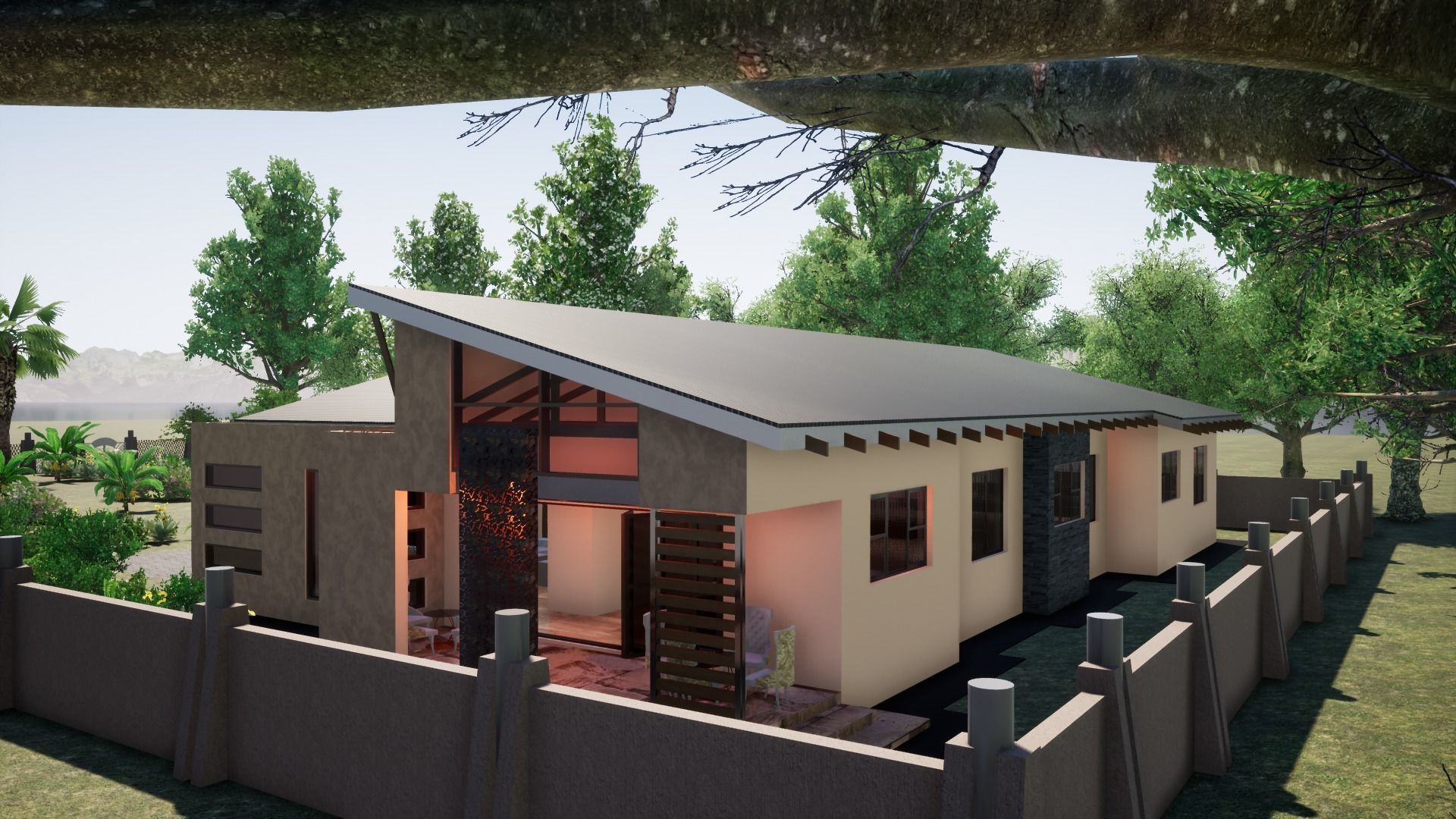 Three Bedroom Middle class Mansion 3D model | CGTrader