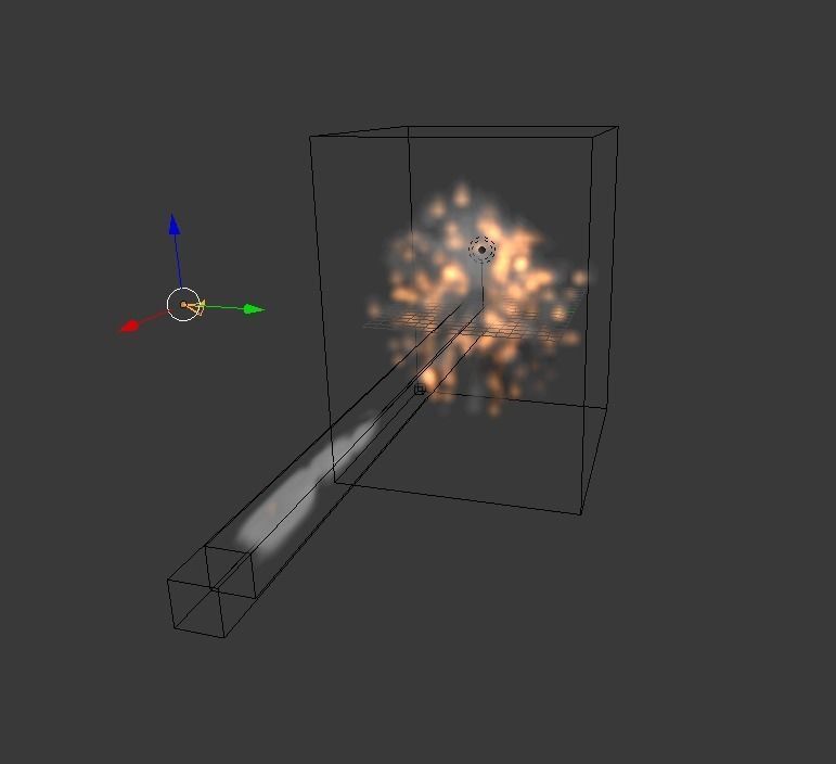 Fire-beam with exposion 3D model animated | CGTrader