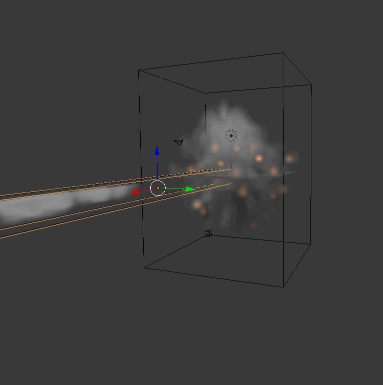 Fire-beam with exposion 3D model animated | CGTrader