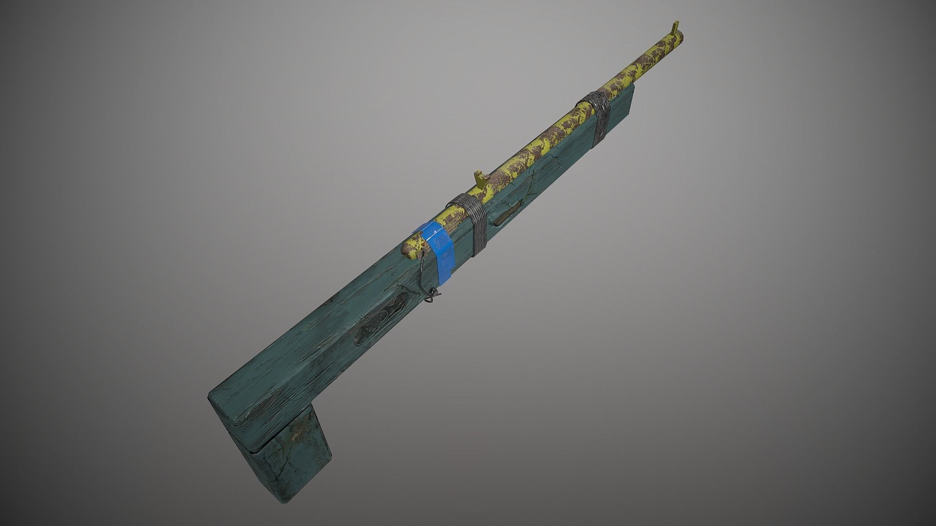3D model AK-1 small-scale manufacture of gun VR / AR / low-poly | CGTrader