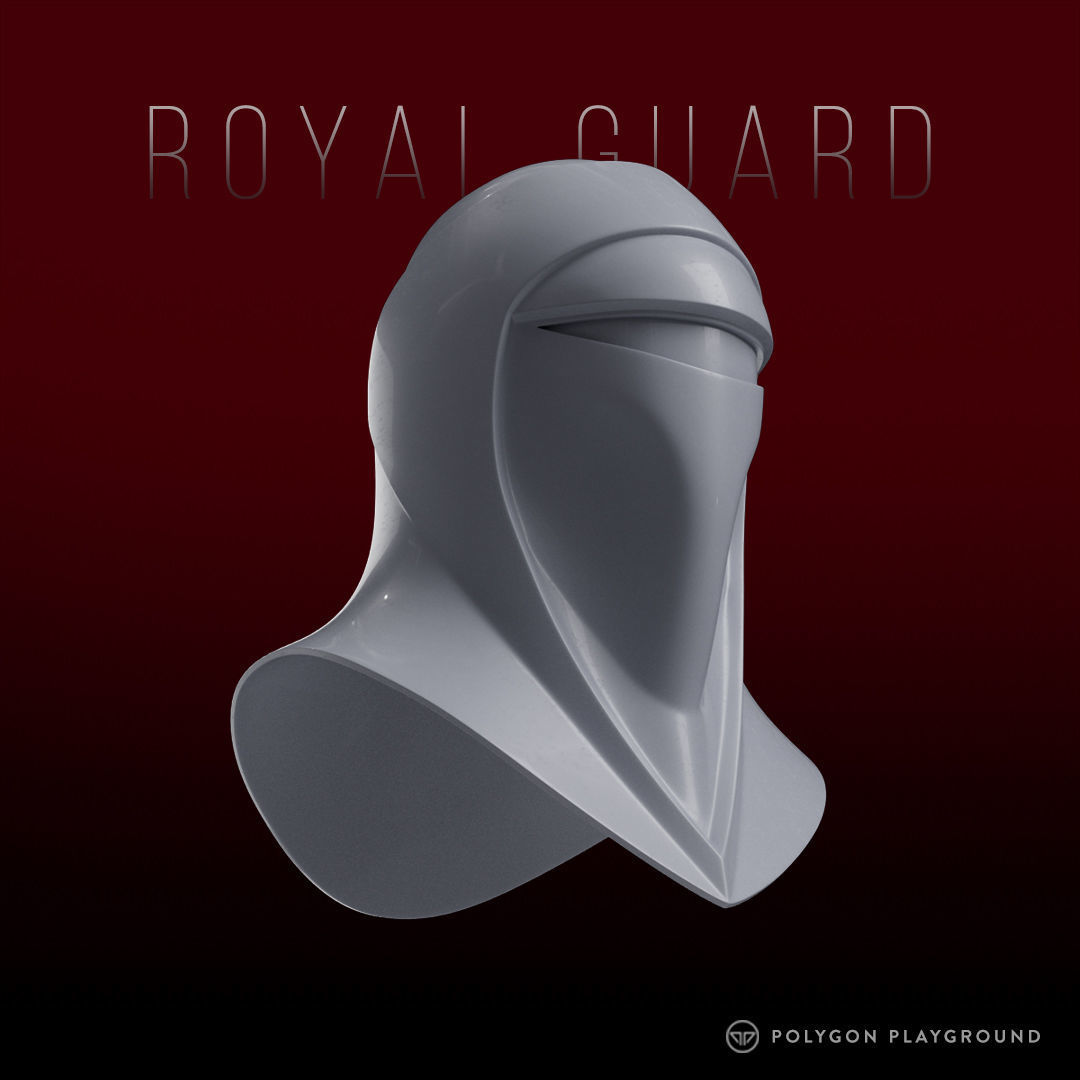 Royal Guard Helmet 3D model 3D printable | CGTrader