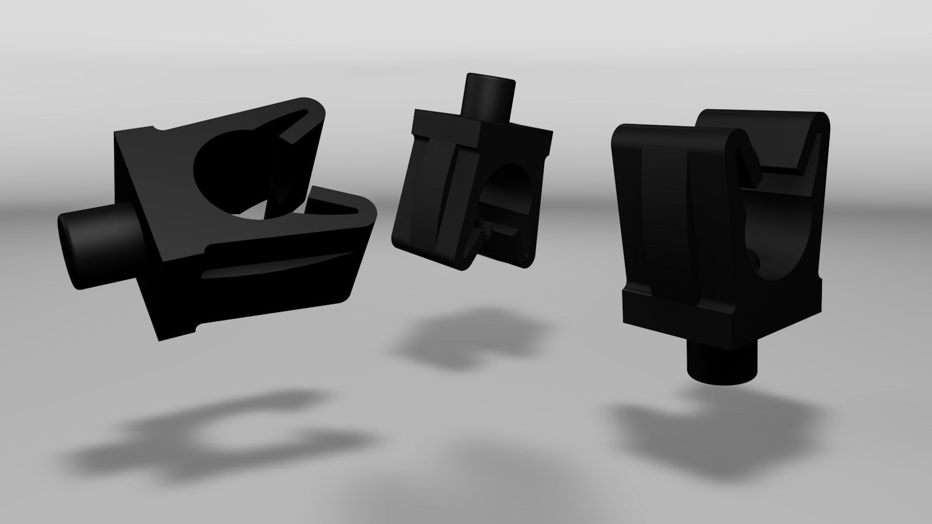 3D model Rotating clip with screw VR / AR / low-poly | CGTrader