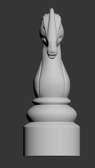 Knight chess model 3D model | CGTrader