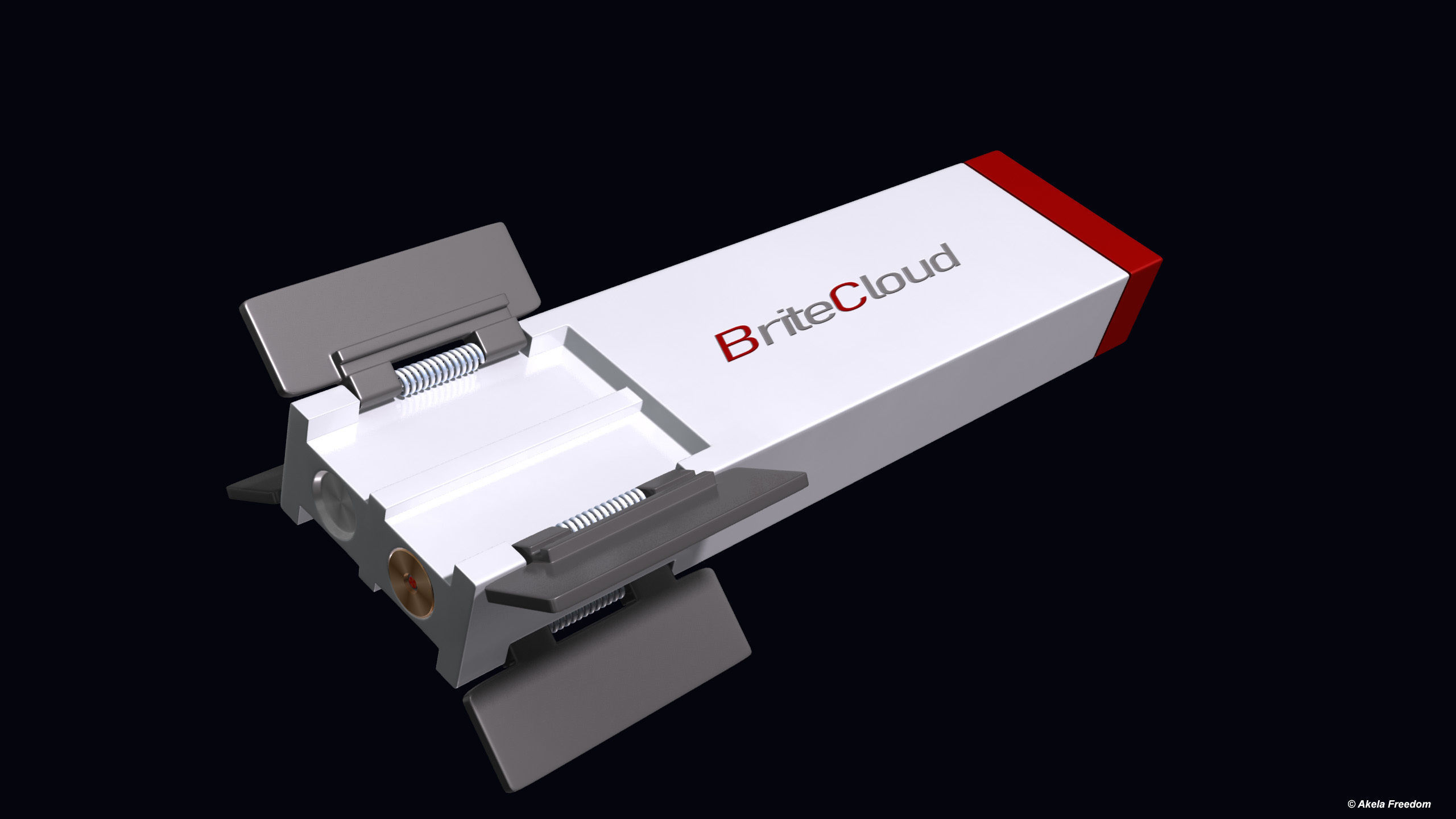 BriteCloud Expendable Active Decoy 3D model animated | CGTrader