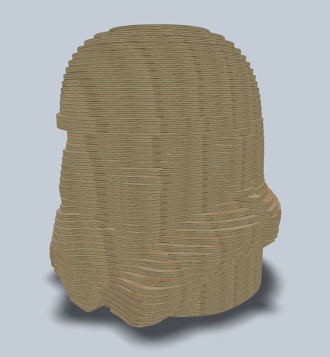 Stormtrooper layer laser lasercut 3D model | CGTrader