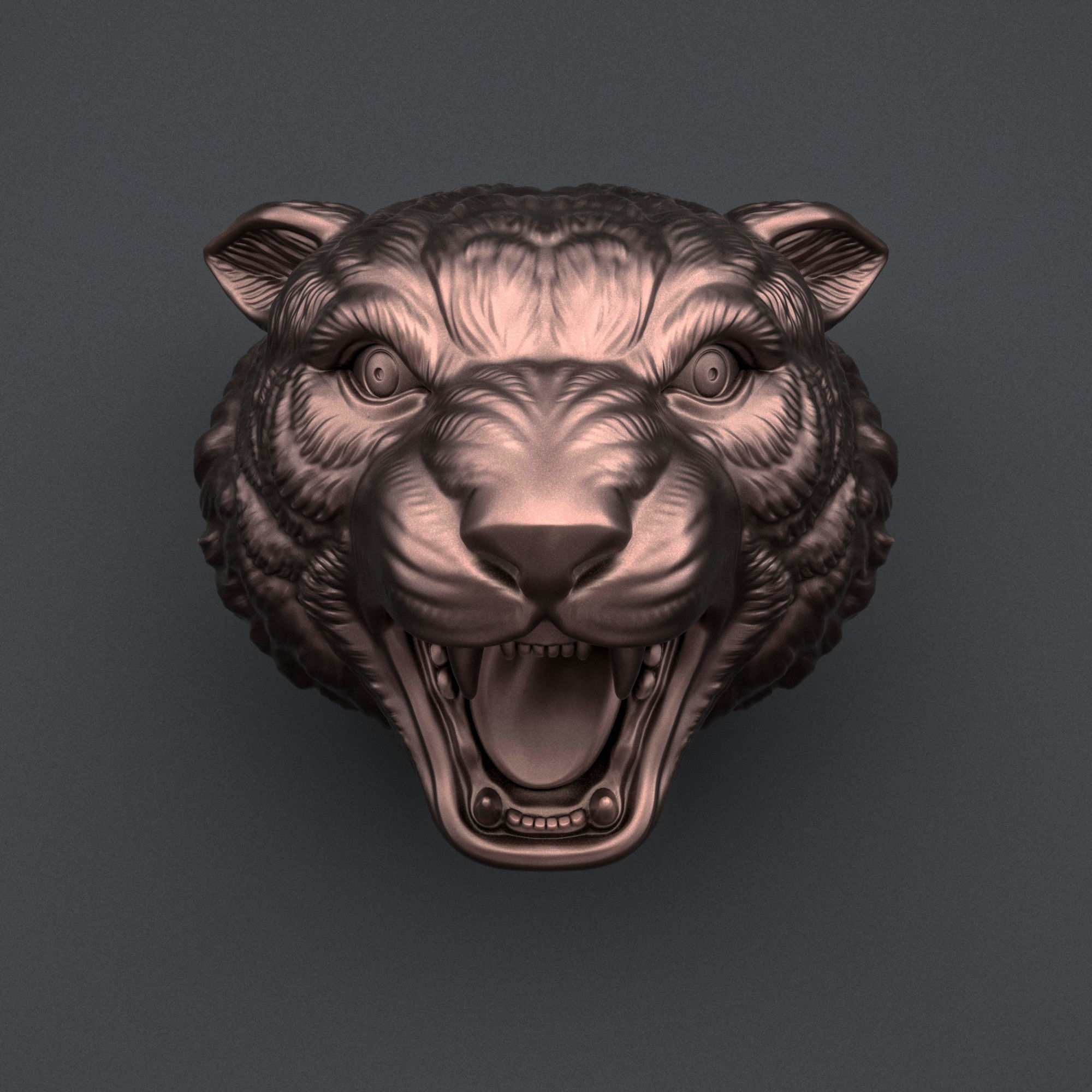 Panther head 3D model 3D printable | CGTrader