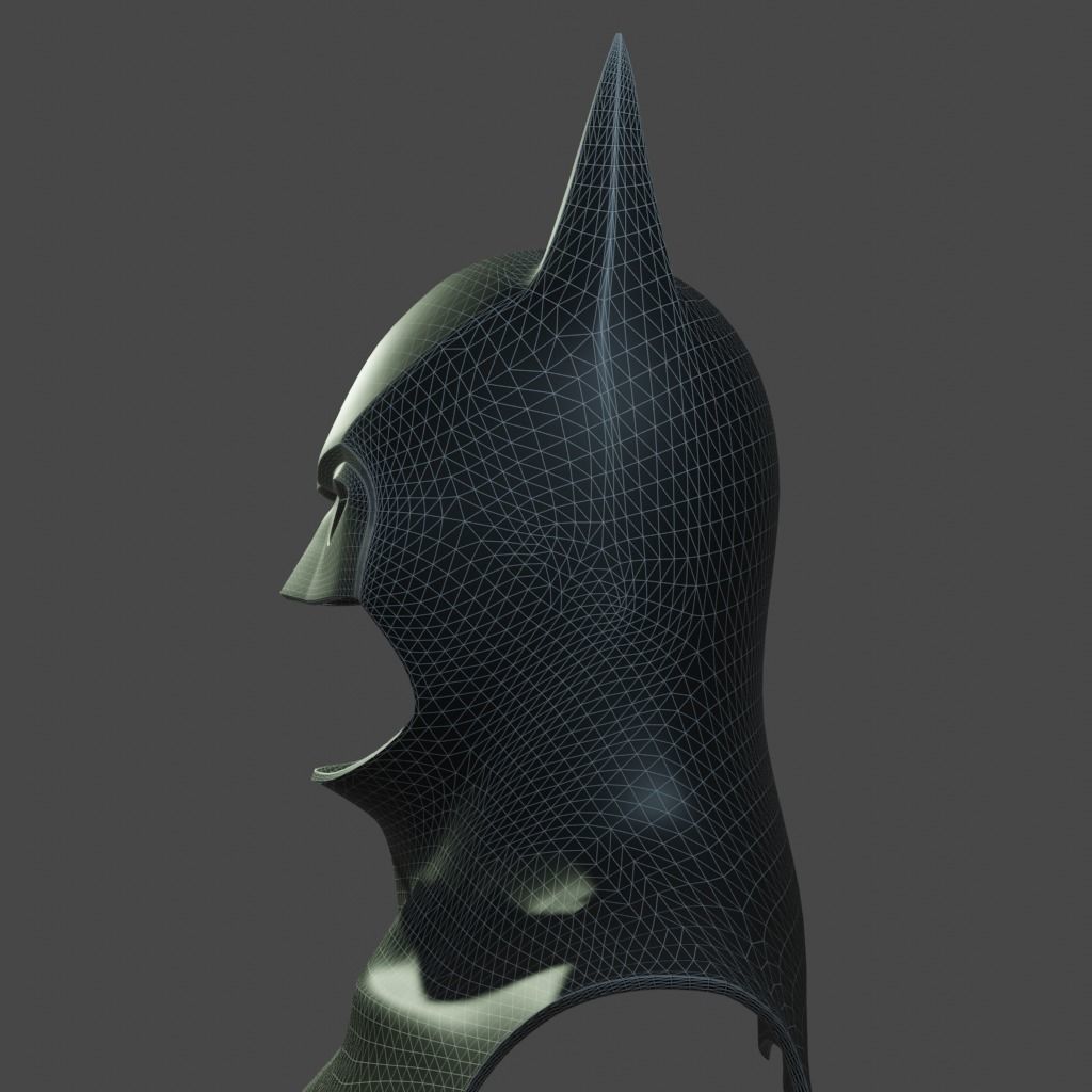 Batman Cowl 3D model | CGTrader
