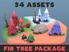 3D model Low poly tree package VR / AR / low-poly | CGTrader