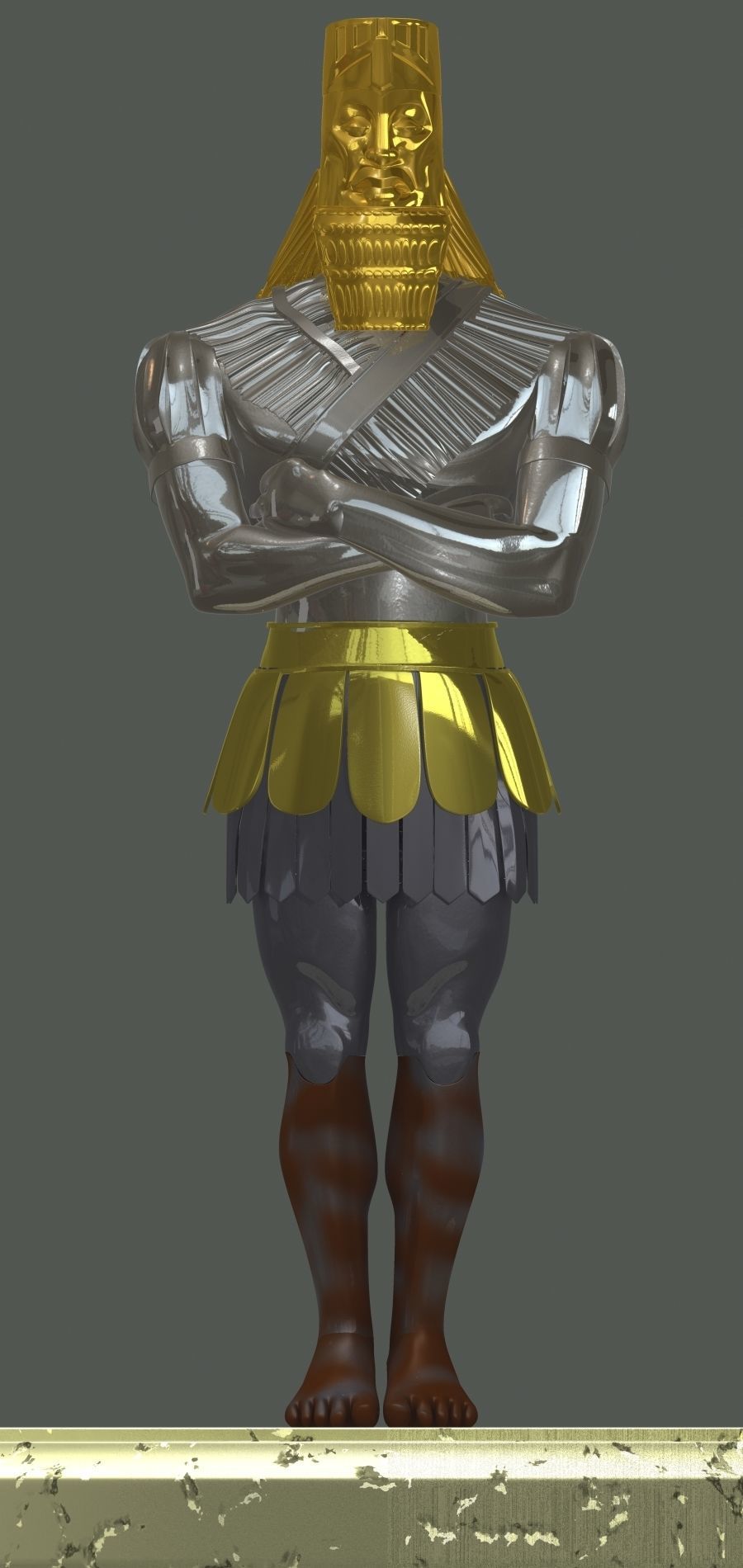 Nebuchadnezzar statue 3D model | CGTrader