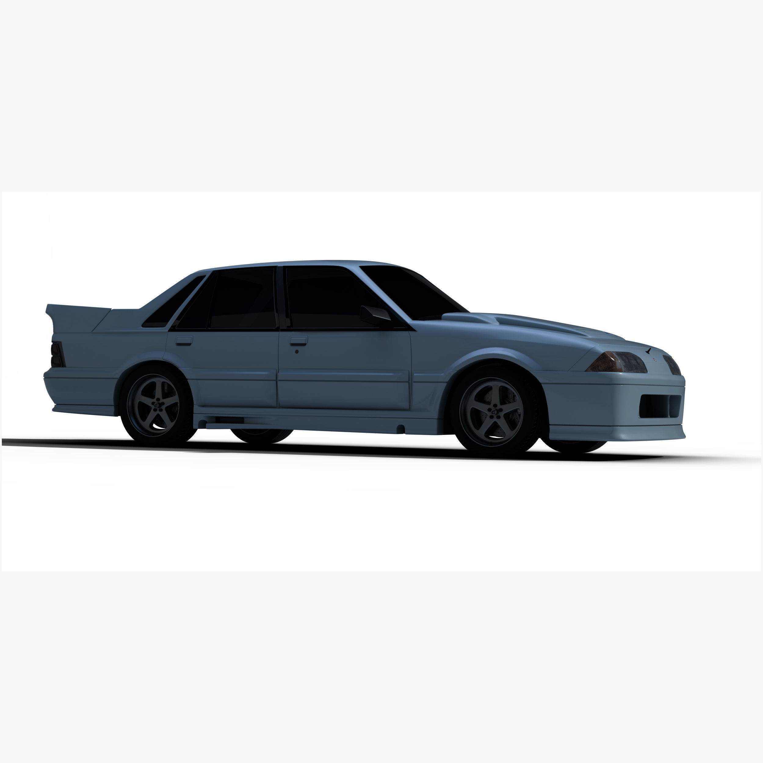 3D model Holden Commodore VL 1990 VR / AR / low-poly rigged | CGTrader