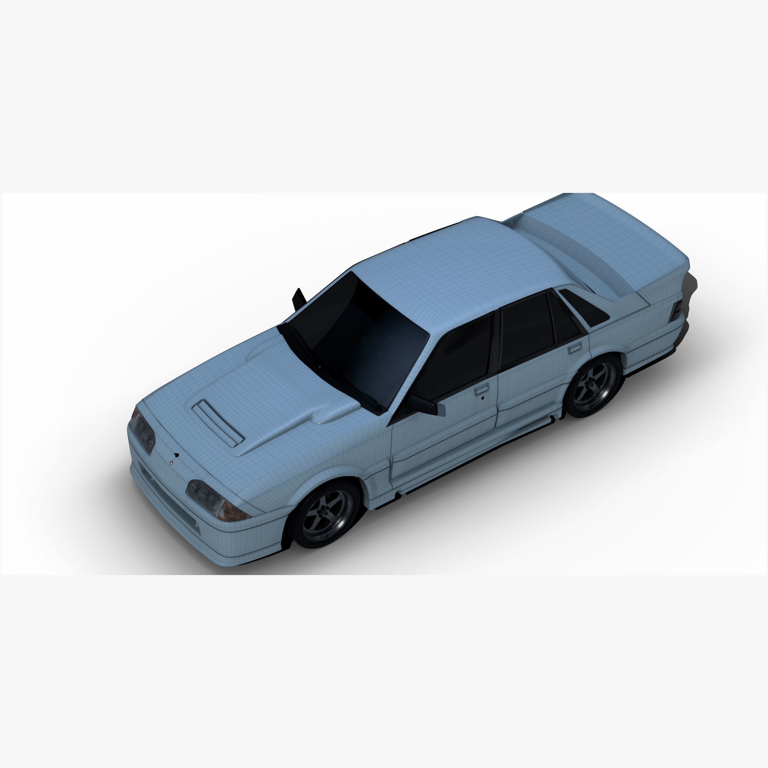 3D model Holden Commodore VL 1990 VR / AR / low-poly rigged | CGTrader