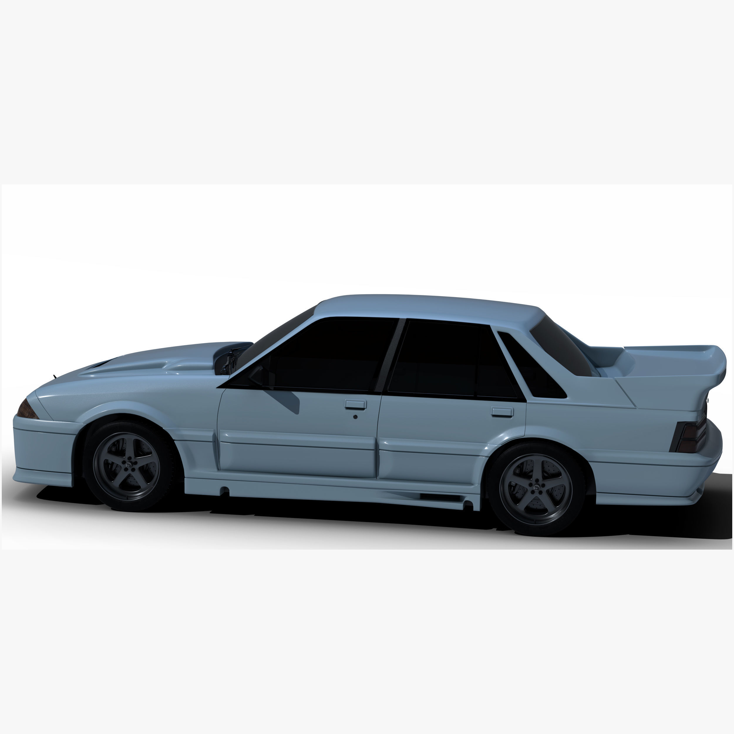 3D model Holden Commodore VL 1990 VR / AR / low-poly rigged | CGTrader
