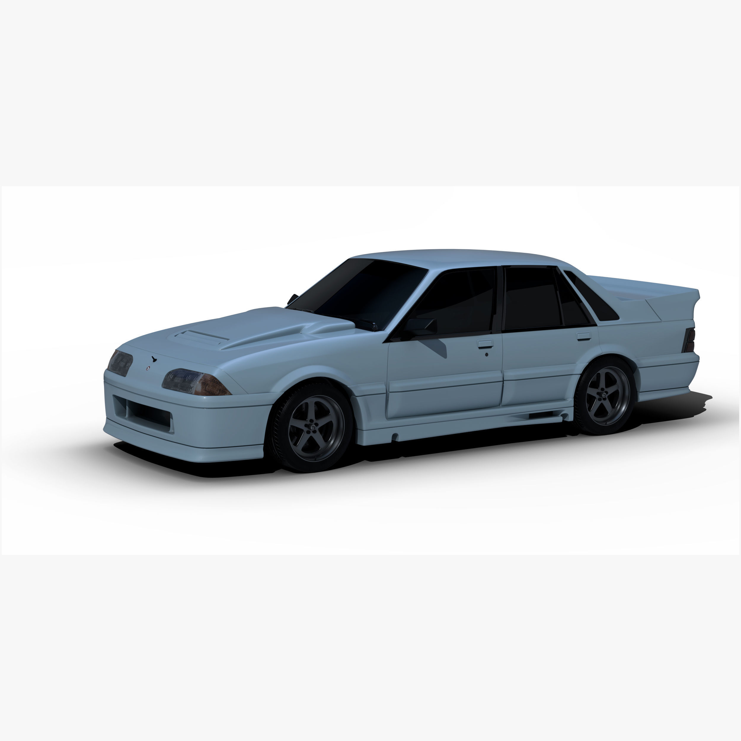 3D model Holden Commodore VL 1990 VR / AR / low-poly rigged | CGTrader