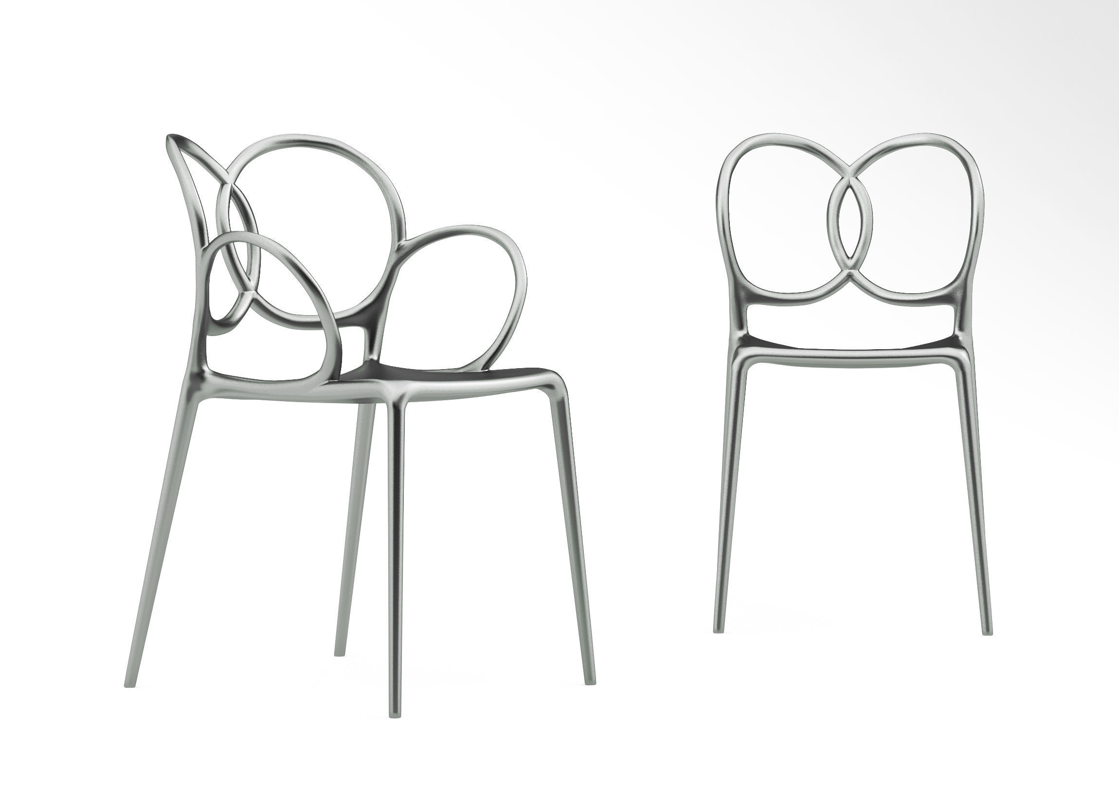 Driade Sissi chair and armchair 3D model | CGTrader