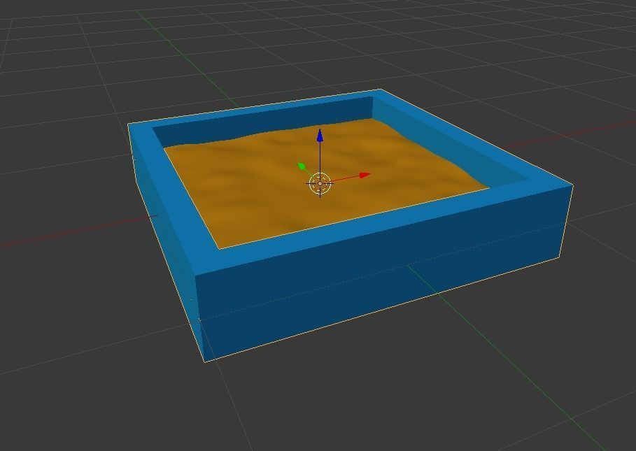 Sand pit free VR / AR / low-poly 3D model | CGTrader