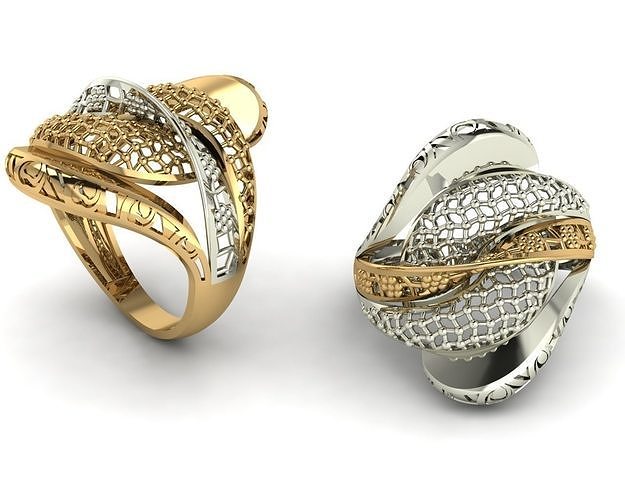 ring gold 3D model | CGTrader