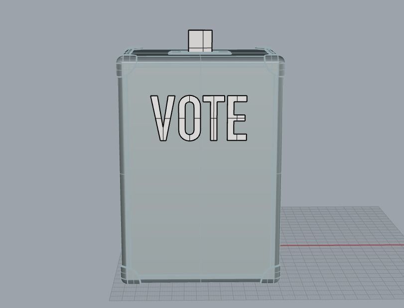 ballot box 3D model | CGTrader
