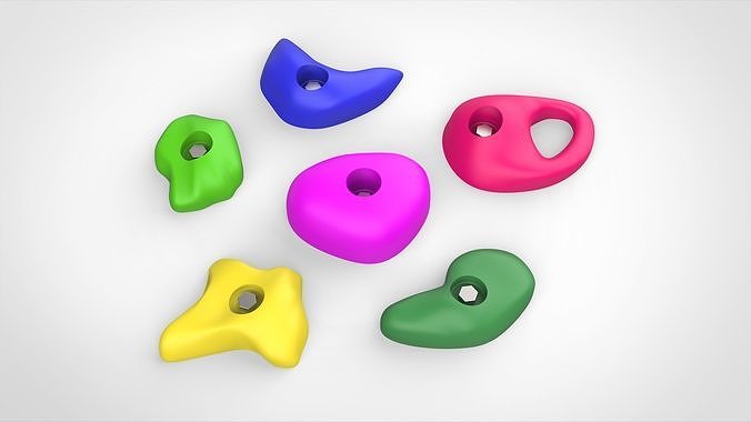 Climbing hold 3D model | CGTrader