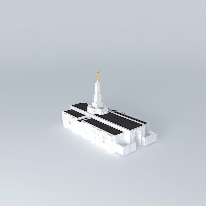 LDS. Templo Mormon, Perth Australia .106 th. operating Temple. free 3D ...