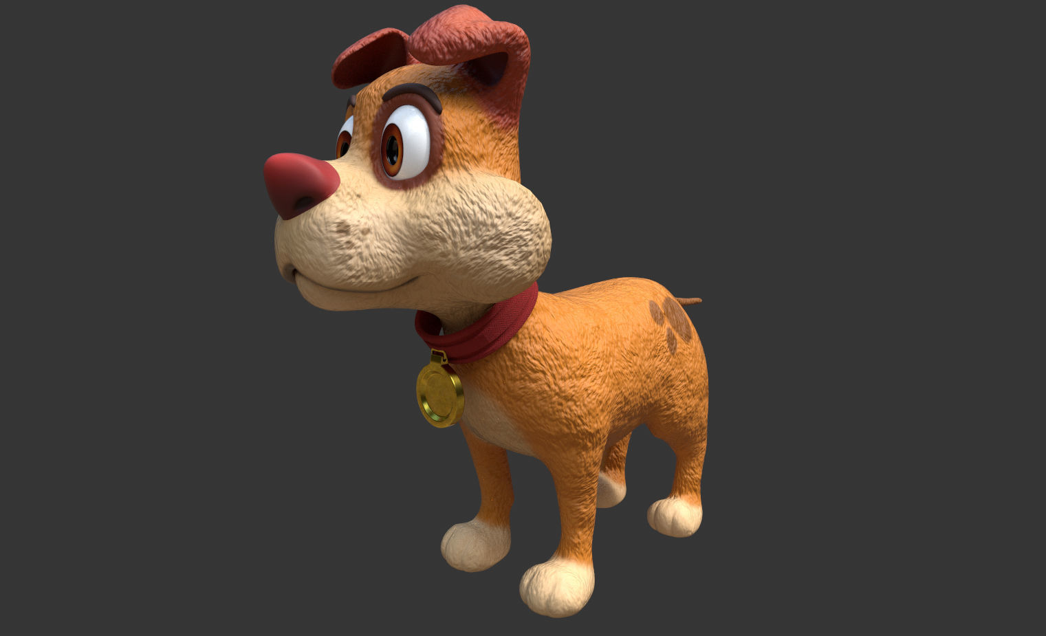 Cartoon Dog 3D model | CGTrader