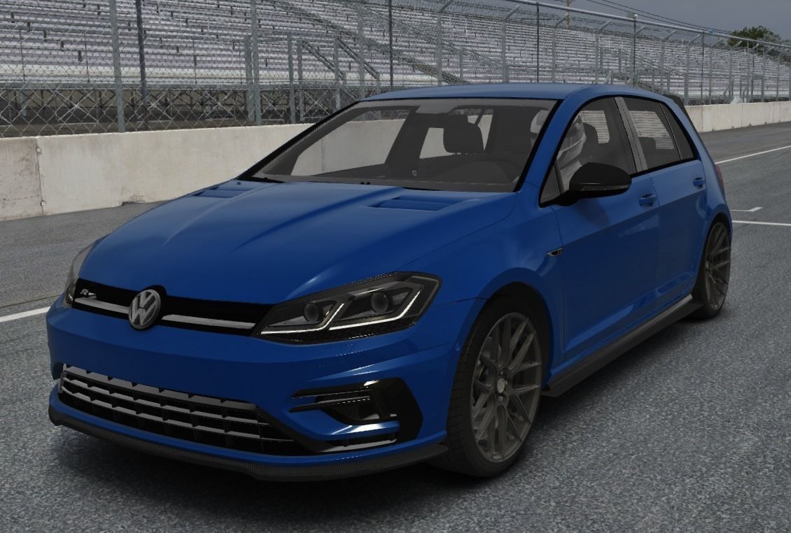 VW Golf 7R Tuned 2018 3D model | CGTrader