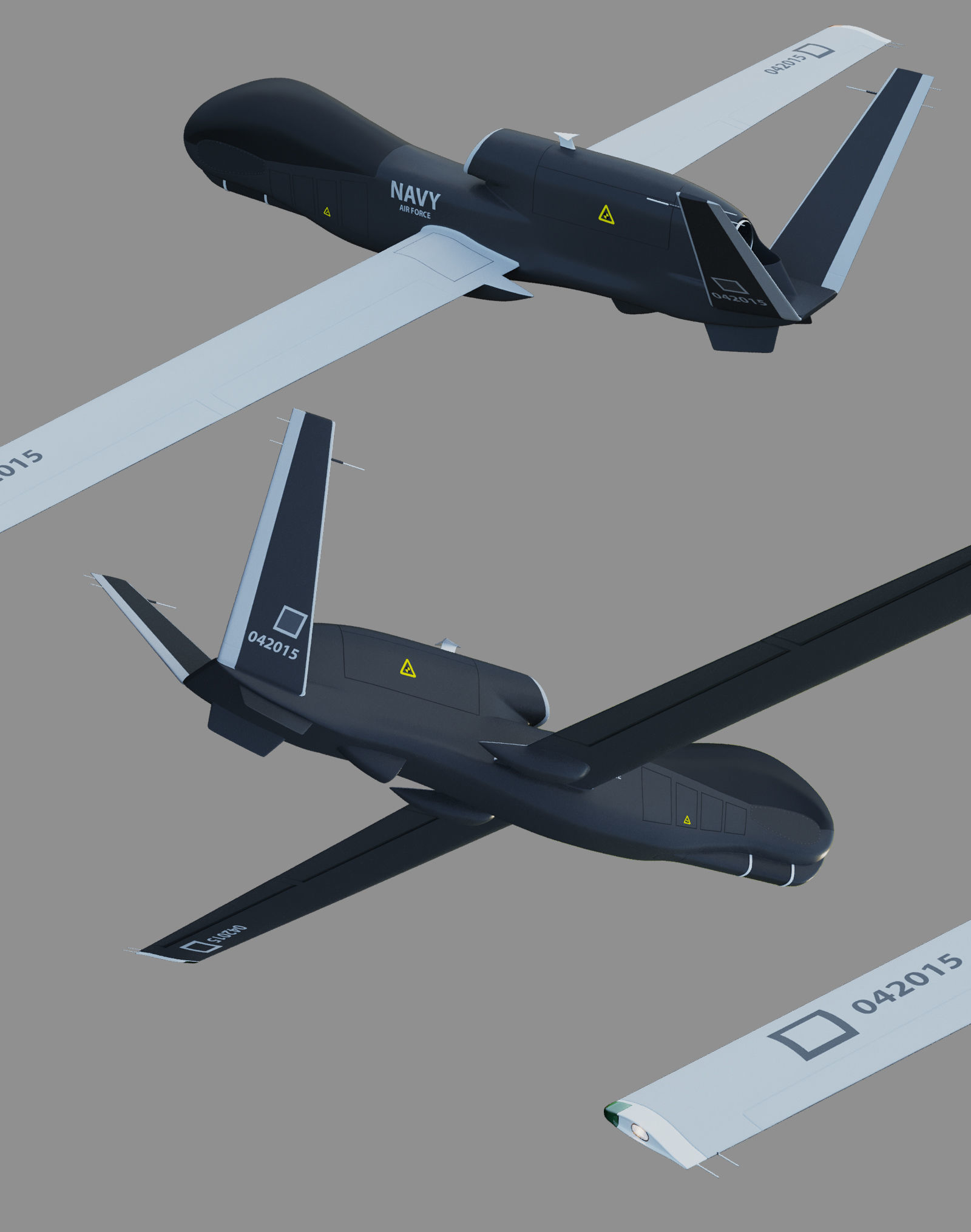 Global Hawk RQ-4A 3D model | CGTrader