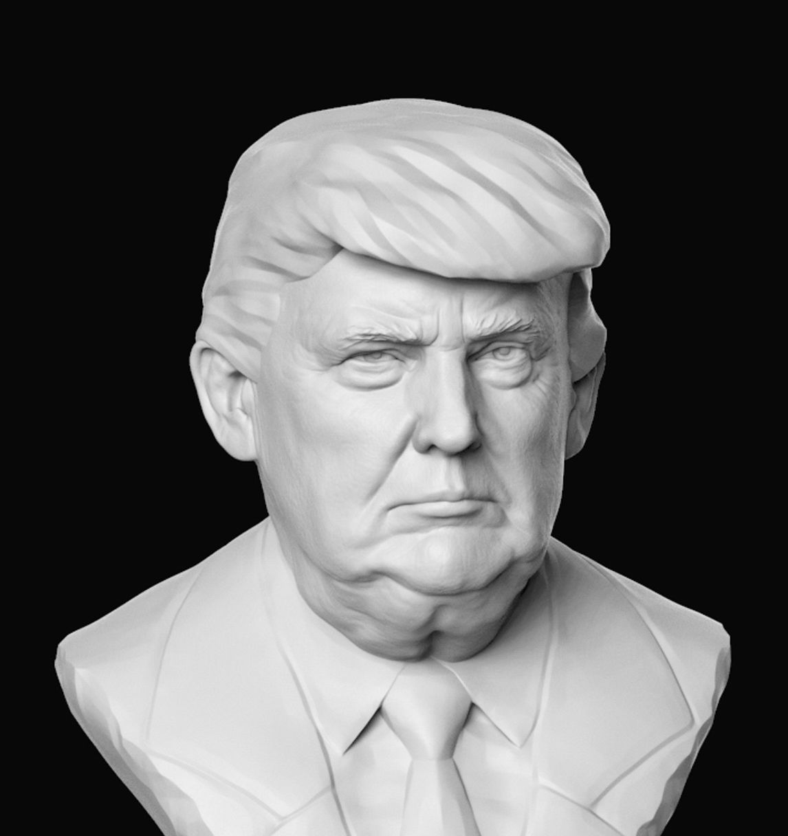 Donald Trump 3D model 3D printable | CGTrader