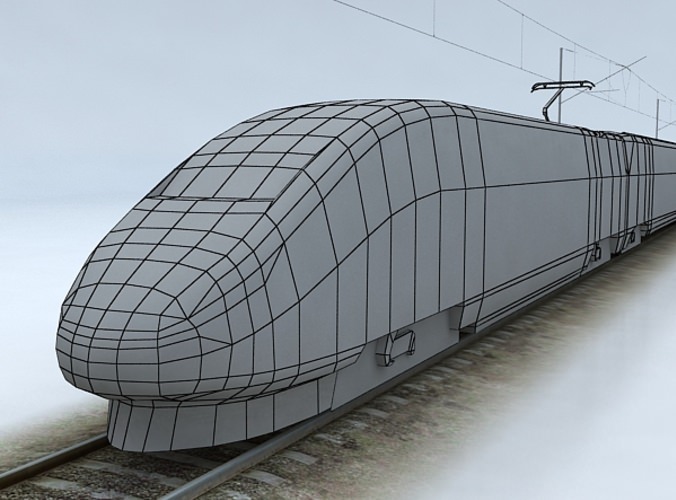 TGV Duplex 3D Model Game ready .max .fbx - CGTrader.com