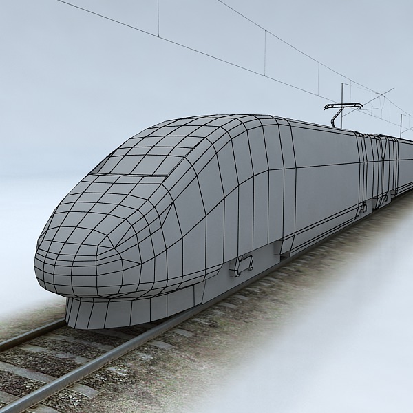 3D model TGV Duplex VR / AR / low-poly MAX FBX - CGTrader.com