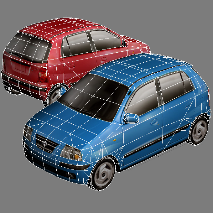 3D model Hyundai Atos VR / AR / low-poly | CGTrader