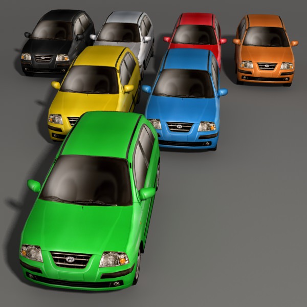 3D model Hyundai Atos VR / AR / low-poly | CGTrader