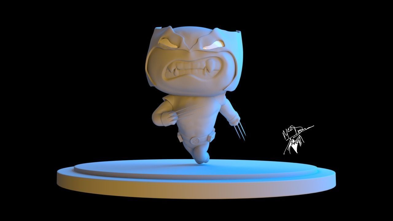 Mini wolverine 3D model | CGTrader