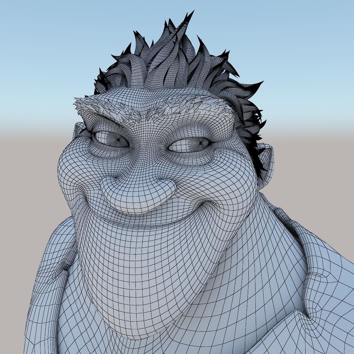 3D model Grug Crood Character VR / AR / low-poly | CGTrader