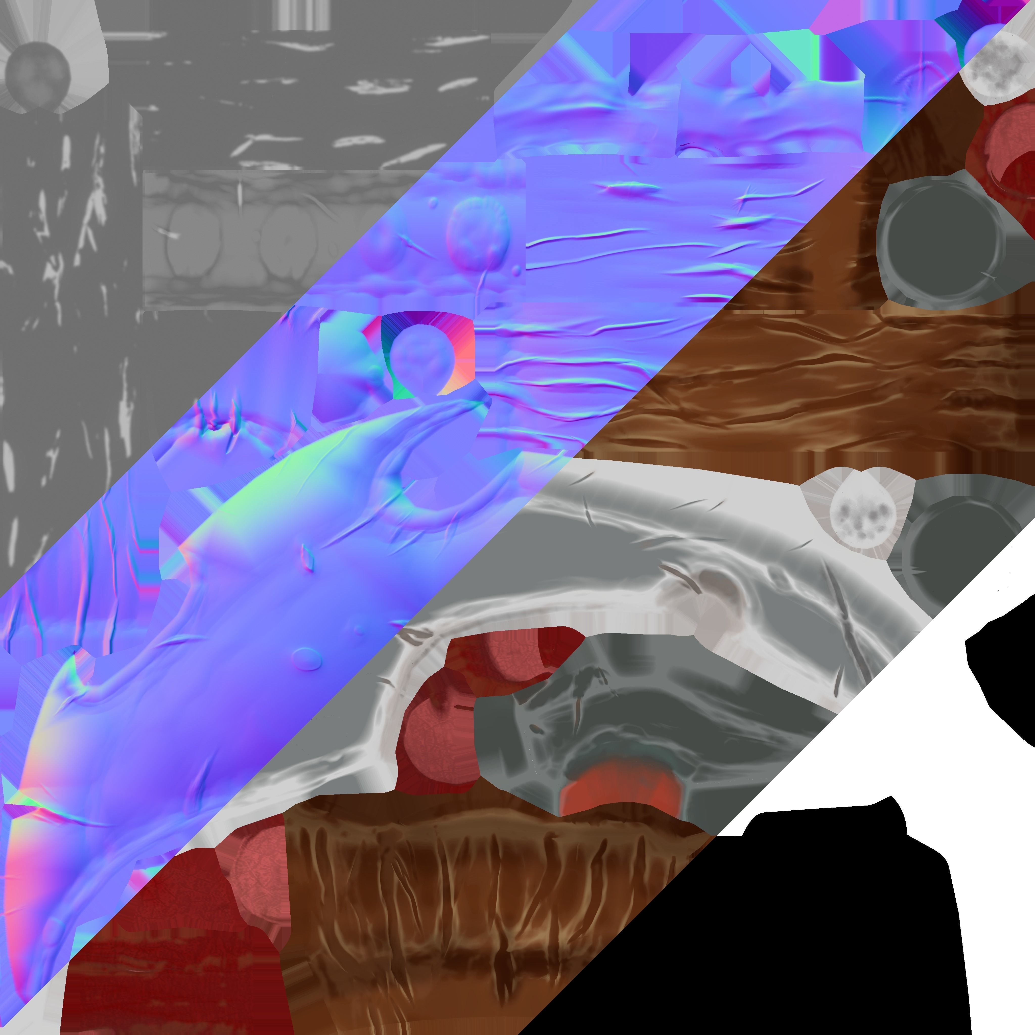 3D model Stylized single-handed scythe weapon VR / AR / low-poly | CGTrader