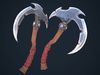 3D model Stylized single-handed scythe weapon VR / AR / low-poly | CGTrader