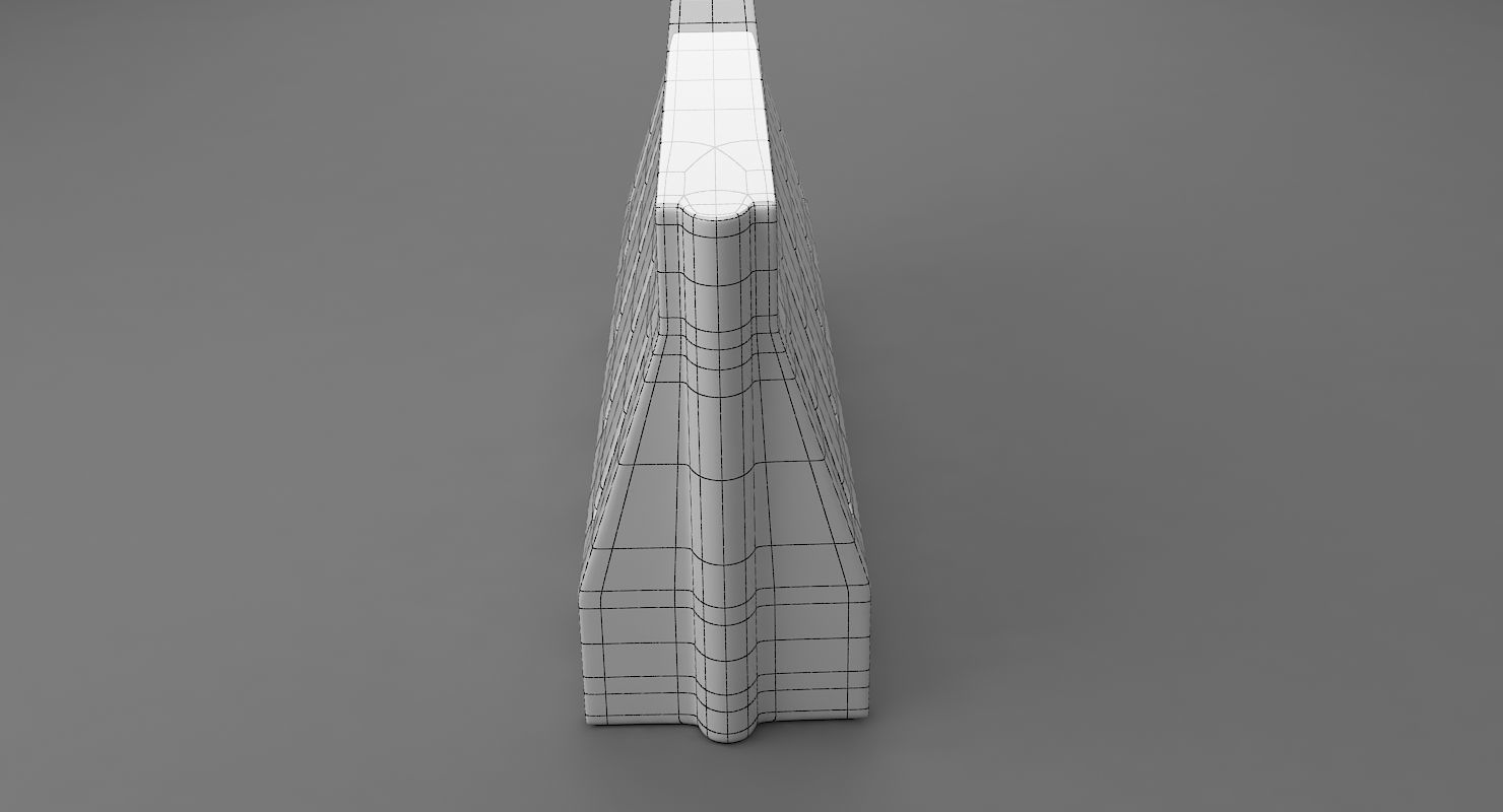 Barriers 2 lego brick 3D model | CGTrader