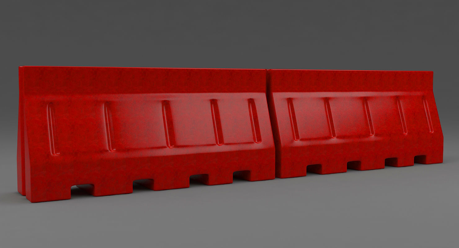 Barriers 2 lego brick 3D model | CGTrader